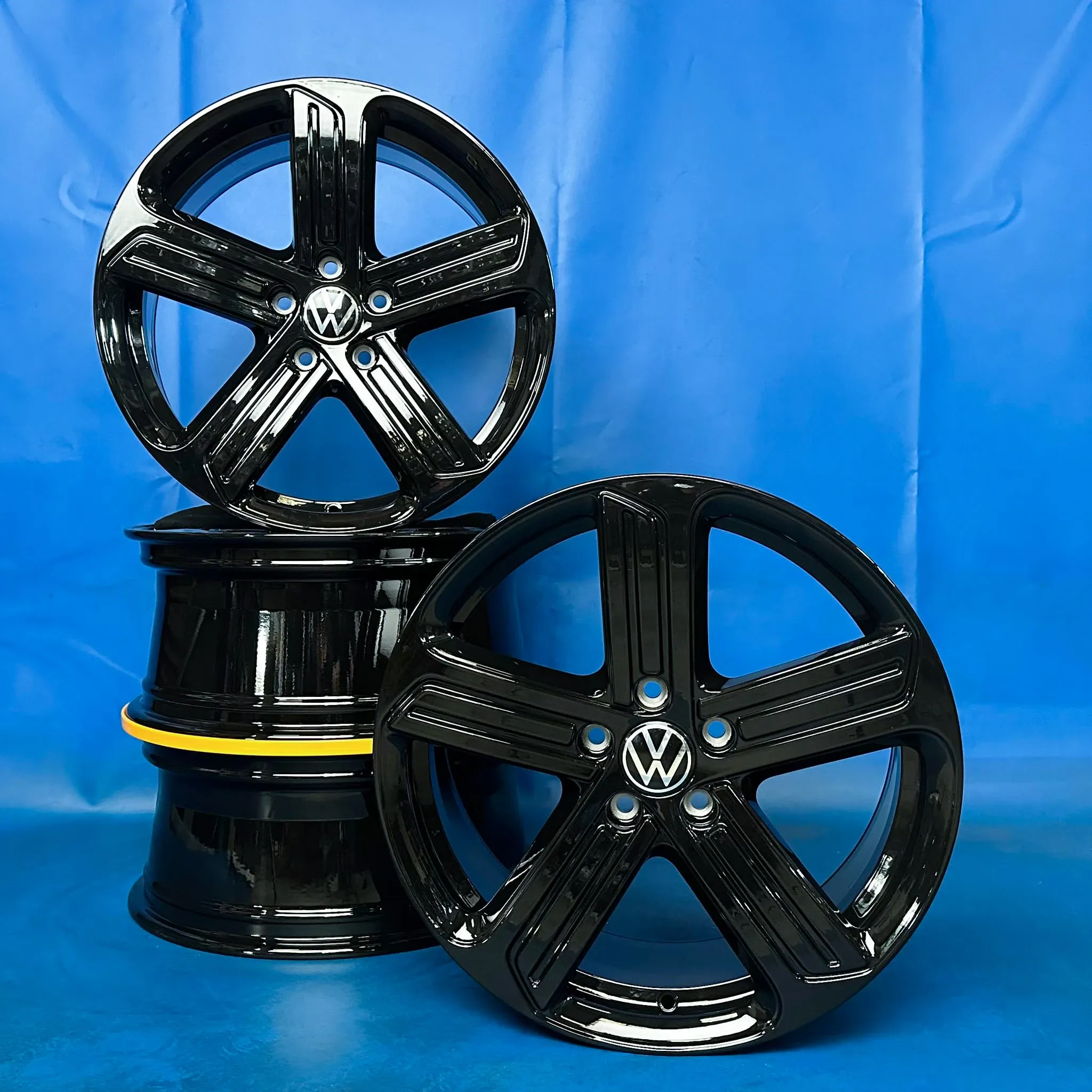 18 Zoll VW Golf VII 7 Cadiz R-Line Alufelgen 5G0601025AG Felgen ...